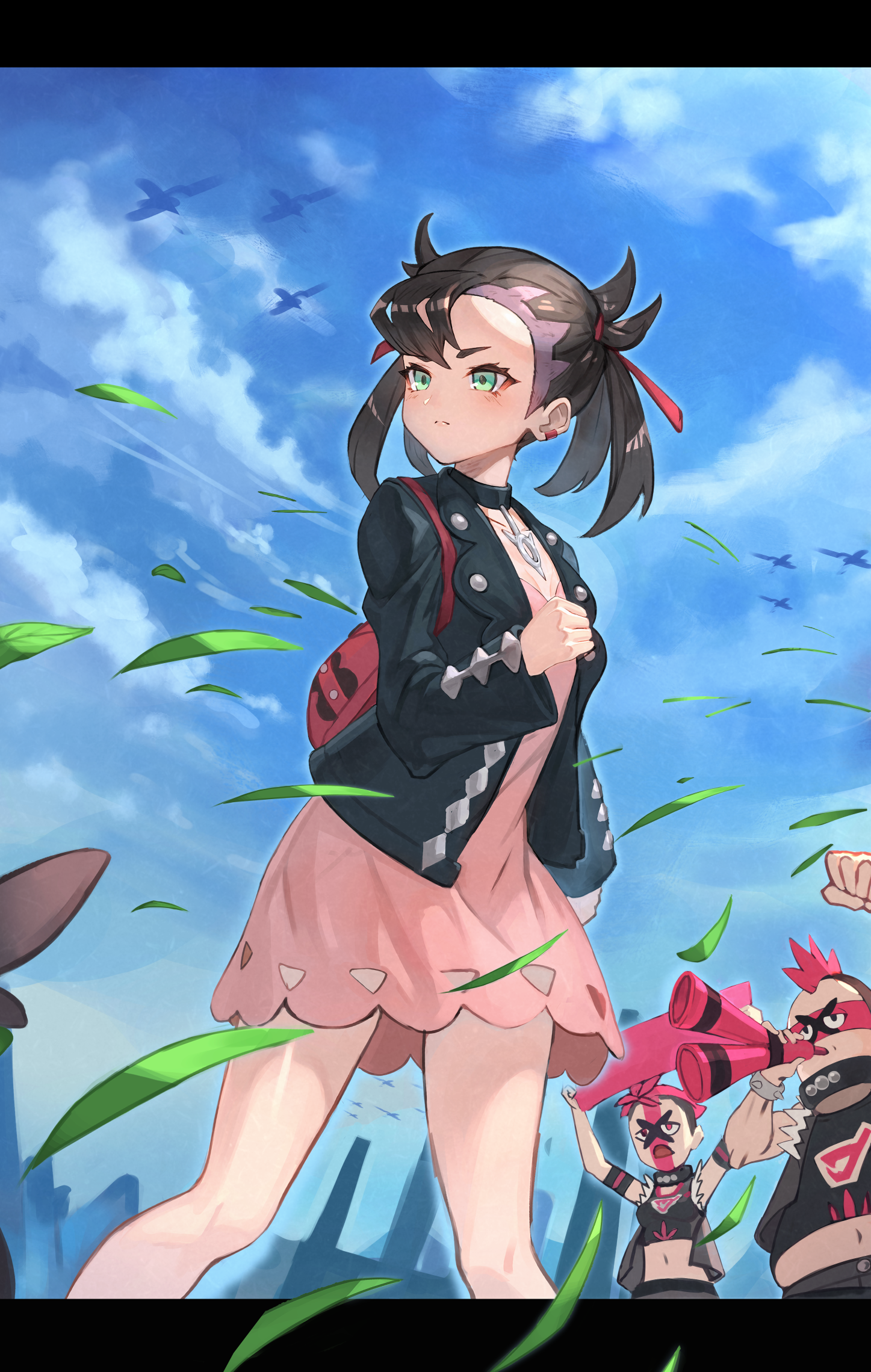 moco (moco 28) pokemon pokemon sword and shield mary (pokemon) cleavage dress | #607962 | yande.re